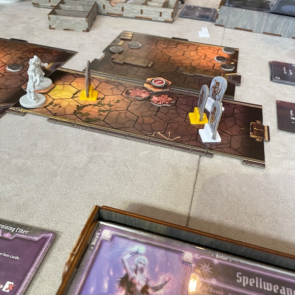 Wooden Frosthaven Monster Stands With a Storage Box by Smonex ...