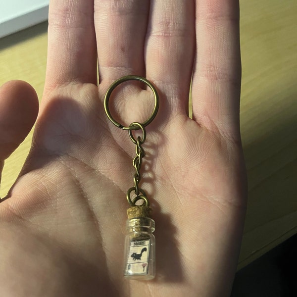 INSCRYPTION Necklace Card in a Bottle Squirrel Black Goat Boulder ...