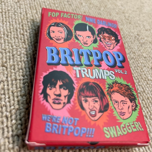 BRITPOP TRUMPS Card Game Vol.2 (30 Britpop Bands Inc. Shed Seven ...