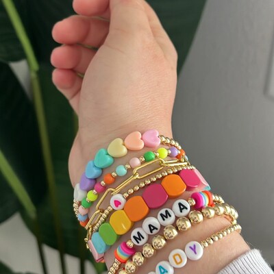 MAMA Stack 14k Gold Filled Gold Gold Filled Mothers - Etsy