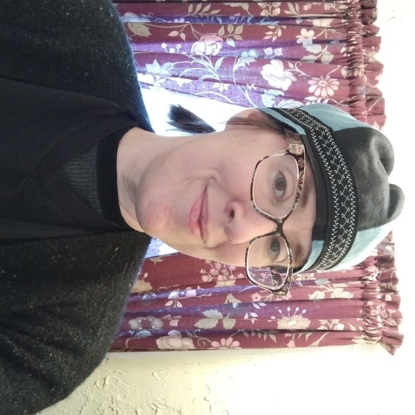 Medieval Hood Linen Larp Cape Viking Hood With Celtic Knot Made ...