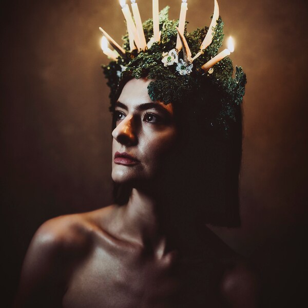 The Fool - Hand Carved Leather Skull Mask With Vintage Brass Bells ...
