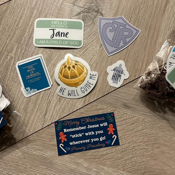 CTR Choose the Right Shield Sticker - LDS Christian Youth Primary ...