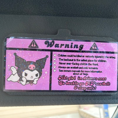 Carebears Cute Car Warning Sticker Super Kawaiicar - Etsy