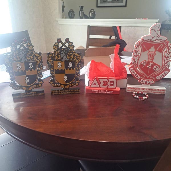 11” 3D Freemasonry Masonic Crest Desk Signs - Etsy