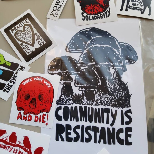 Compost the Rich Sticker, Anarchy, Socialism, Eat the Rich, Socialist ...