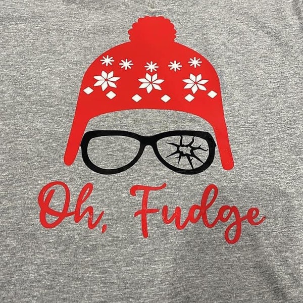 Oh Fudge Svg Files for Cricut, Funny Kids Retro Christmas Movie Holiday ...