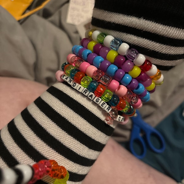 Kandi Stack Bracelets Ready to Ship Assorted Lot, Various Bundle, Party ...