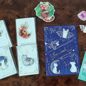 Fox Pin Space Fox Enamel Pin Cute Animal Pin Cute Fox Fox Enamel Pin ...