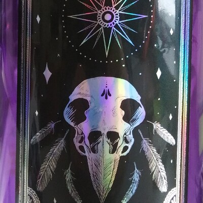 Celestial Sticker Pack, Marigold Tarot Holographic: the Star, the Moon ...