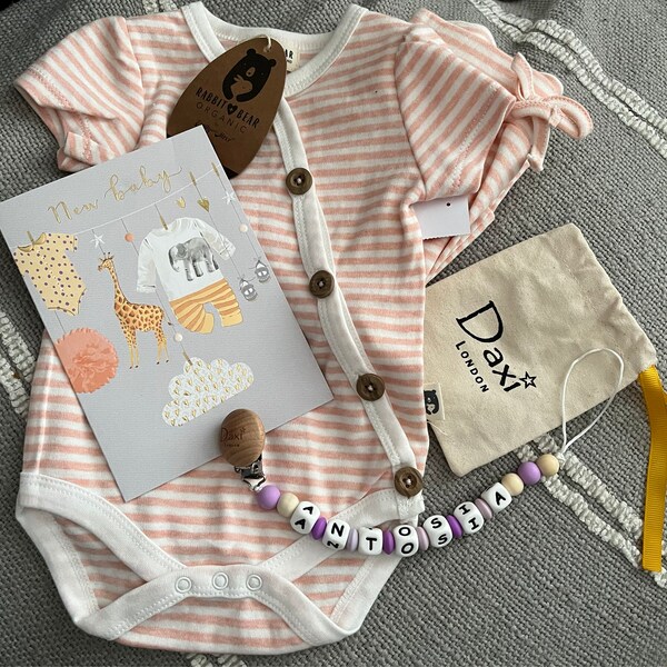 Baby Girl Hamper / Personalised Baby Gift / Baby Shower Gift / Nappy ...