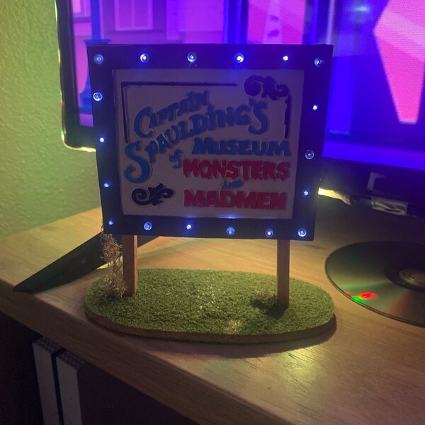 Captain Spaulding's Museum of Monsters and Madmen LED Billboard Sign ...