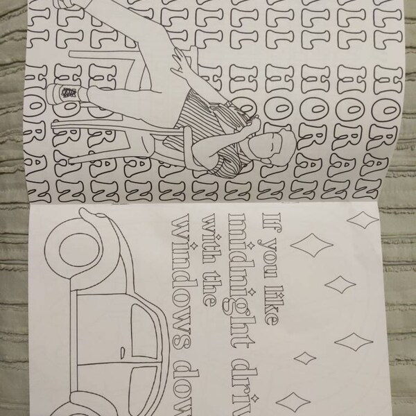 One Direction Coloring and Activity Book Directioner 1d Fan Inexpensive ...