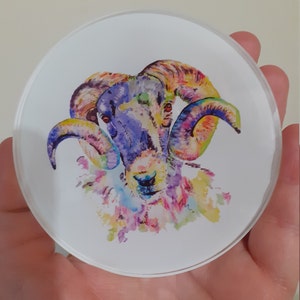 Goat Clipart Goat Graphics Rainbow Goat Clip Art Goat | Etsy