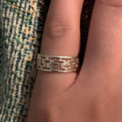 18 Sterling Silver Segmented Black Orb Necklace Vintage - Etsy