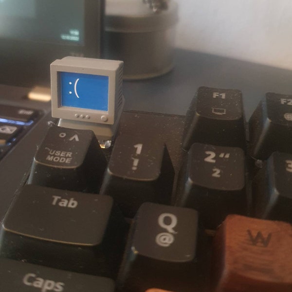 CRT Monitor Artisan Keycap for Cherry MX Mechanical Keyboard ...
