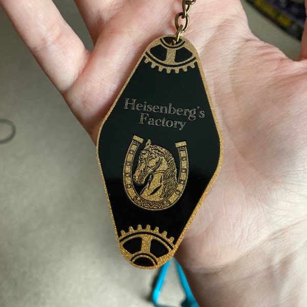 Resident Evil Village Motel Tag Keychains // RE8 Heisenberg Beneviento ...