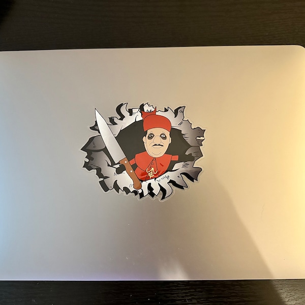 Cardinal Copia Band Ghost Plushia Knife Vinyl Glossy Bumper Sticker ...
