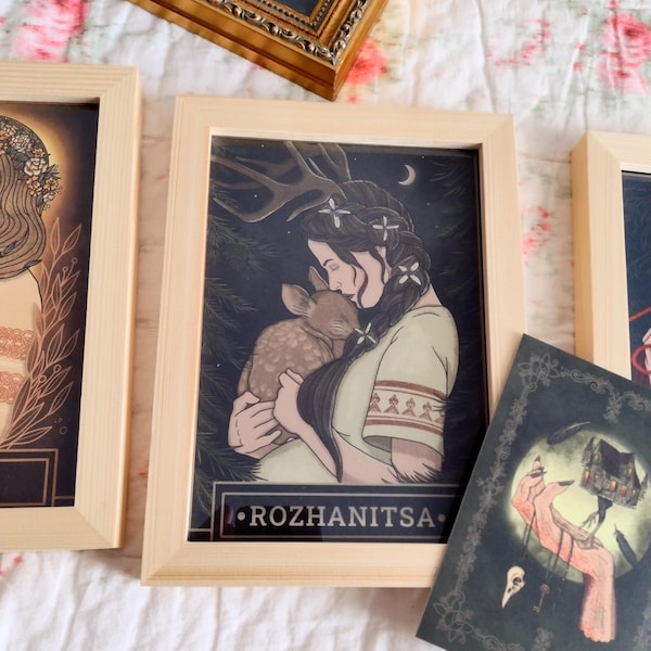 BADUHENNA A5 Art Print | Germanic Goddess | Heathen | European Folklore ...