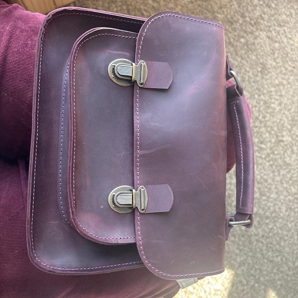 Small Leather Backpack for Women in Minimalist Style, Handmade Backpack ...