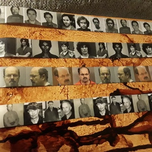 Serial Killer Bookmarks Alieen Bundy Dahmer Gacy Gein | Etsy