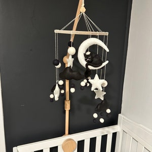 Bat Baby Mobile, Bat Nursery Mobile, Hanging Bat, Halloween Baby Mobile ...