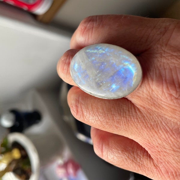 Square Ring, Nut Bolt Ring, Solid 925 Sterling Silver Geometric Rings ...