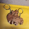 Desert Friends Owl and Fennec Fox Couple Keychains Bff Relationship ...