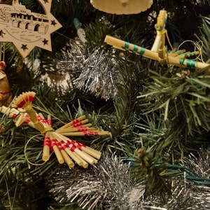 Straw Angel Handmade. Christmas Decorations. Hanging Figurine. - Etsy