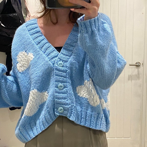 KNITTING PATTERN: CLOUD Cardigan - Etsy