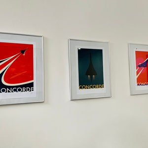 Concorde Flying the Flag Signed Art Print - Etsy