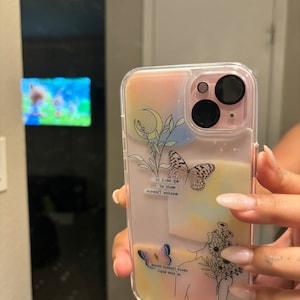 Grunge Aesthetic Stickers Case for iPhone 15 Pro 14 Plus 13 12 Mini X ...