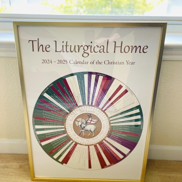 2025–2026 Liturgical Year Wall Calendar | Christian Church Seasons ...