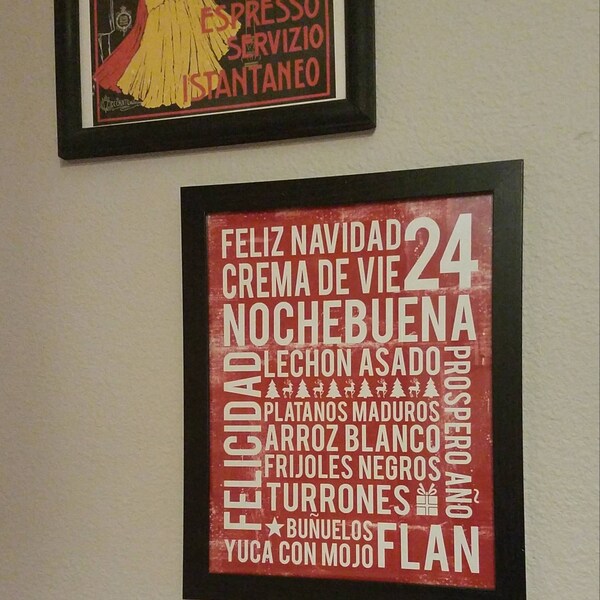 Cuban Food Poster Red Word Art Food Art Print DIGITAL DOWNLOAD - Etsy