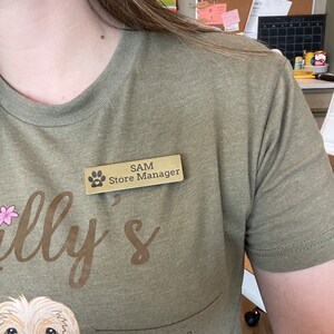 Personalized Name Tag Badge,name Plate Tag,badge Name Holder,magnetic ...