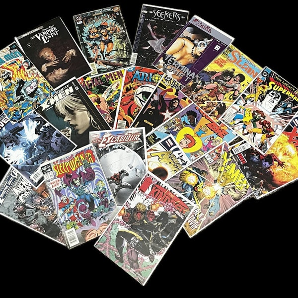 Huge Lot of 10 Random Comic Books!! Marvel/dc/indie (silver-modern Age ...