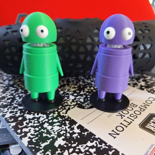 3D Printed R.E.P.O. Robot Keychain - REPO Semibot Zipper Pull, Charm ...