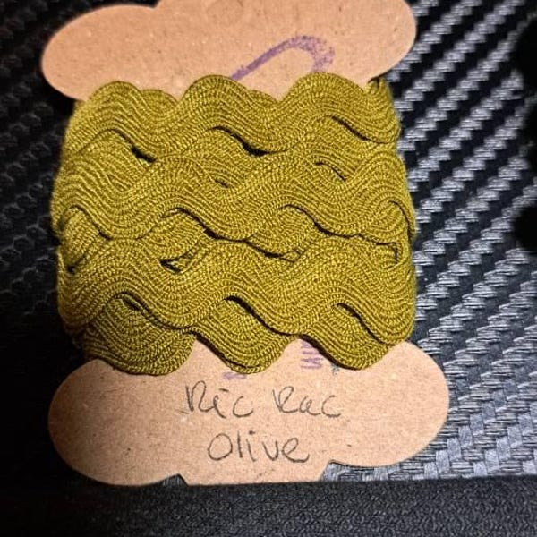 2 Yards 1/2" Ric Rac (red) Polyester Trim Novelty Crafts Rick Rack ...