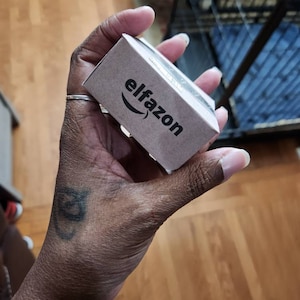 Christmas Elf Sized Elfazon Boxes amazon Elf Prop Idea - Etsy Australia