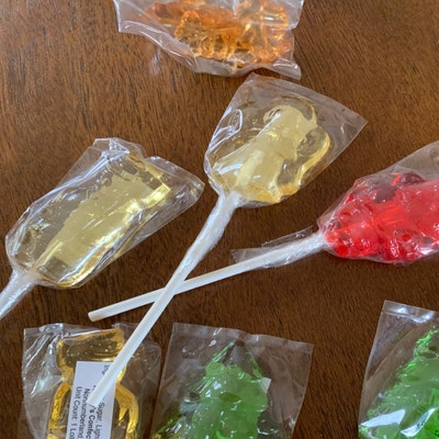 Christmas Clear Toy Candy, Barley Lollipops - Etsy