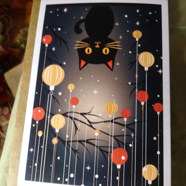 Feline Fiesta Birthday Greeting Card, Cat Birthday Card, Happy Birthday ...