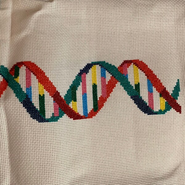 DNA Double Helix Cross Stitch PDF Pattern Geek Cross Stitch Pattern ...