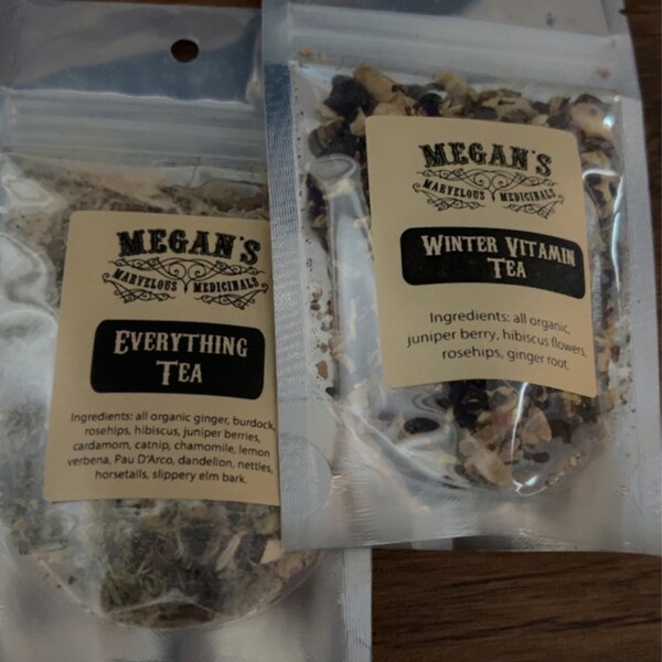 Winter Wellness Organic Tea, Outlander Inspired Herbal Loose Leaf Blend ...