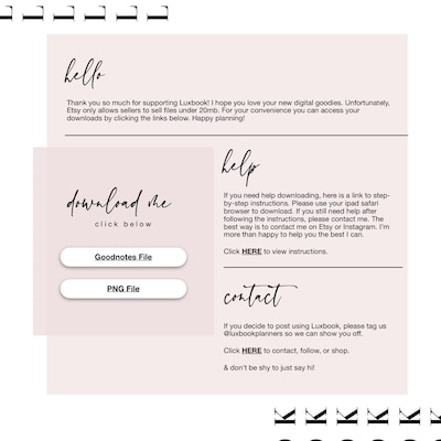 The Chasing Dreams Collection by Luxbook, Digital Planner Stickers ...