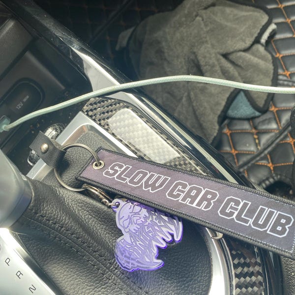 Slow Car Club Holographic Sticker - Etsy
