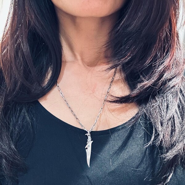Ancient Greek Column Pendant, Handmade Sterling Silver 925 Necklace ...