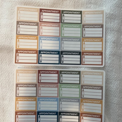 Custom Label Planner Stickers Custom Sticker Sheet 24 Stickers I Will ...