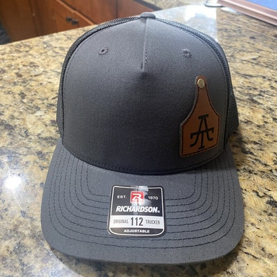 Customizable Cow Tag Hat Adult Cattle Tag Cap Richardson 112 or Flat ...