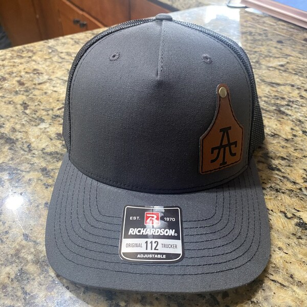 Customizable Cow Tag Hat | Adult Cattle Tag Cap | Richardson 112 or ...