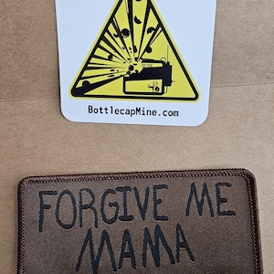 FORGIVE ME MAMA Patch - Randall Clark's Desert Ranger Combat Helmet ...